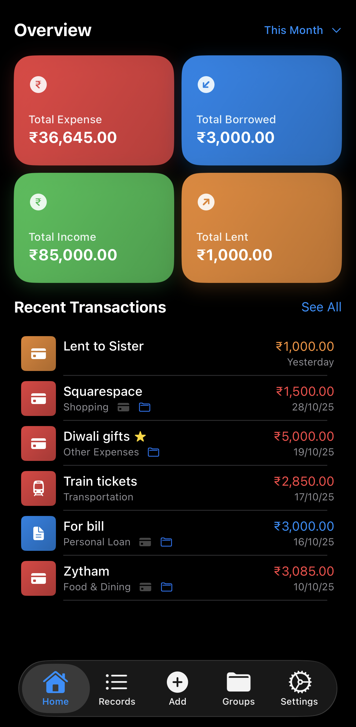 Spend Tracker by Ortigan - Privacy-First Offline Expense Tracking App ...